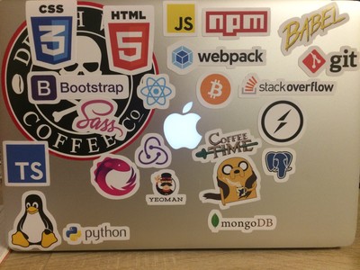 My Laptop Stickers Arrived! Am I a Real Developer Now?!